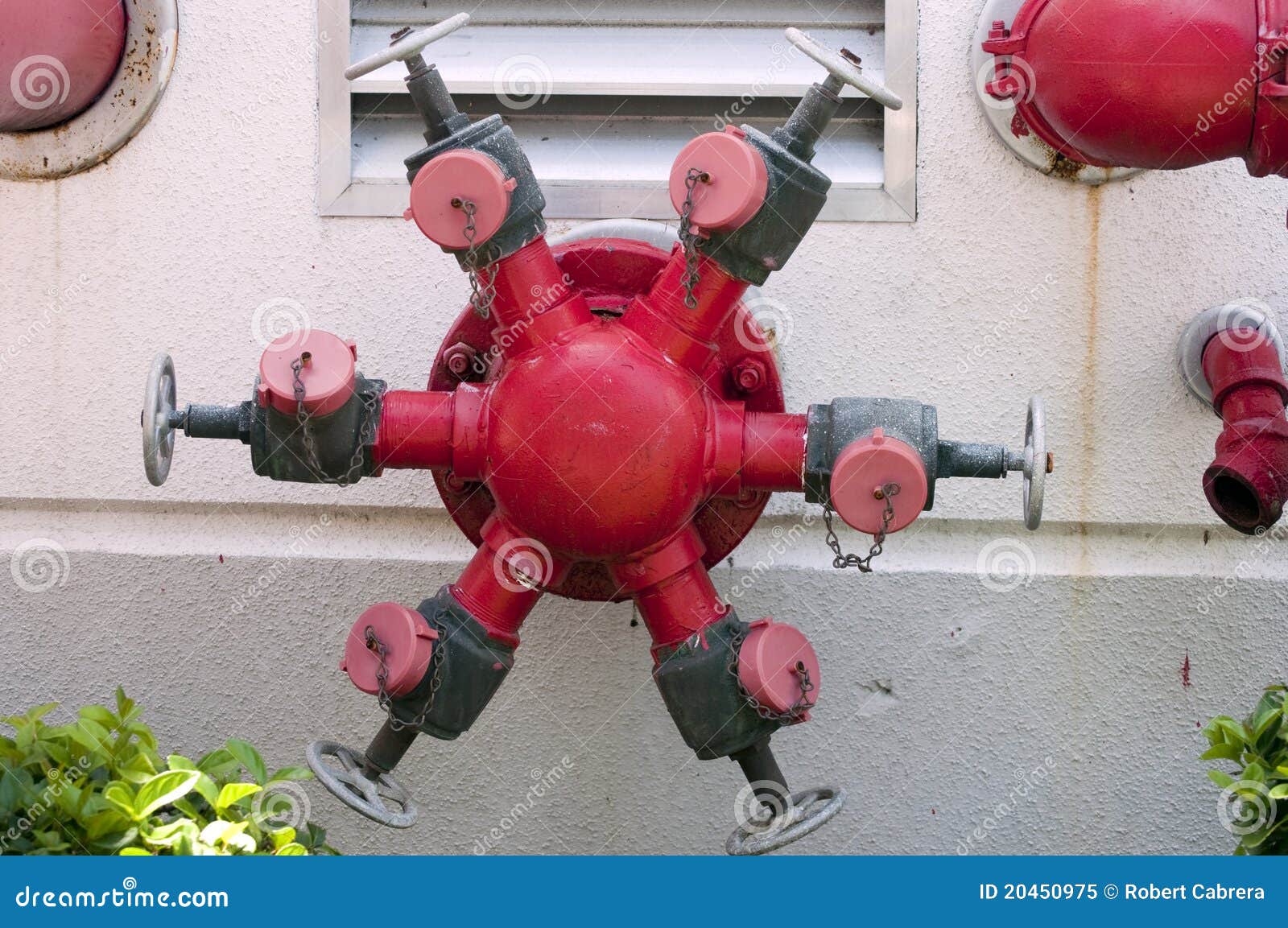 Fire Department Connection Multi Port Royalty Free Stock Photo - Image ...