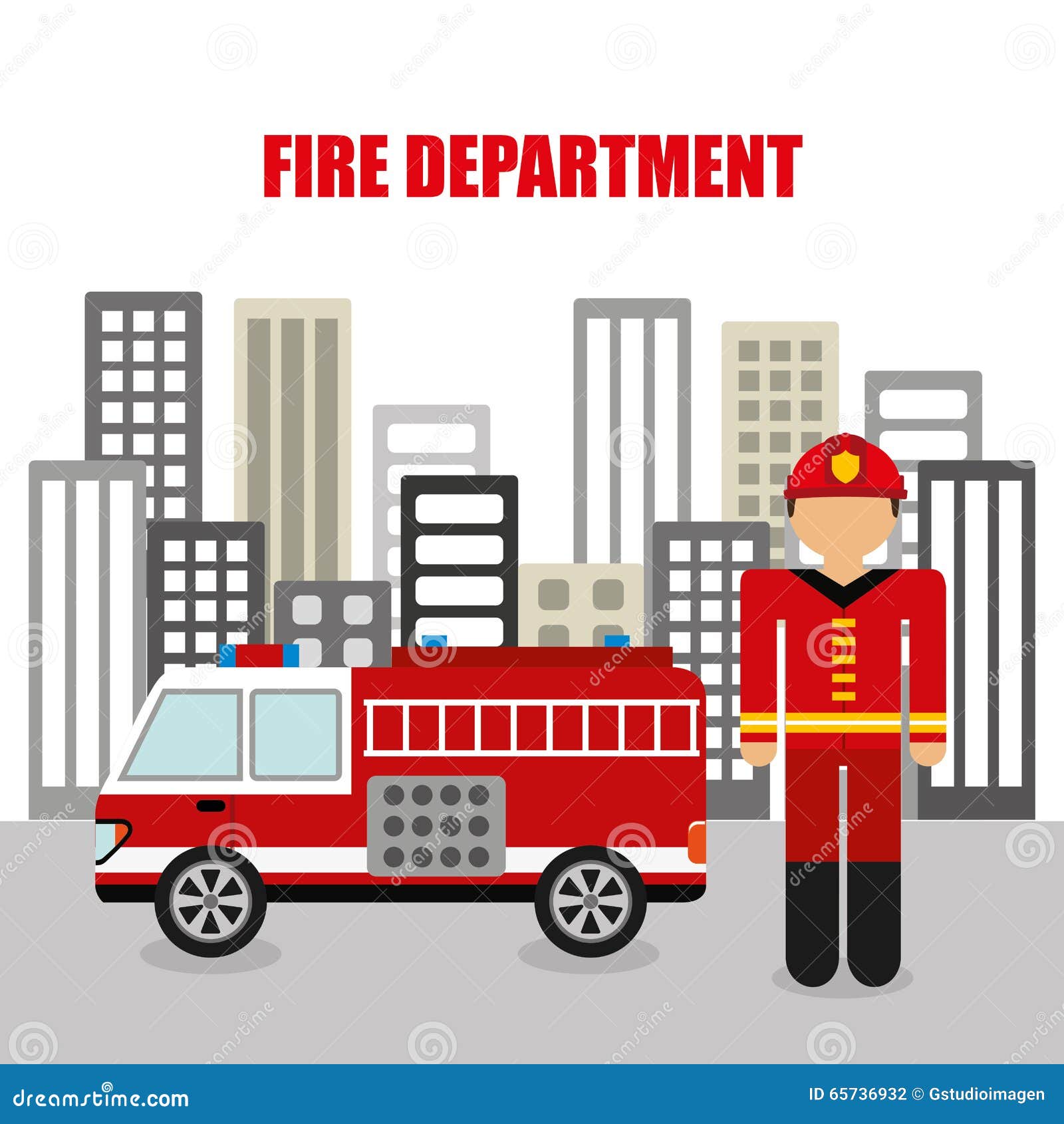 Fire department design stock illustration. Illustration of firefighter ...