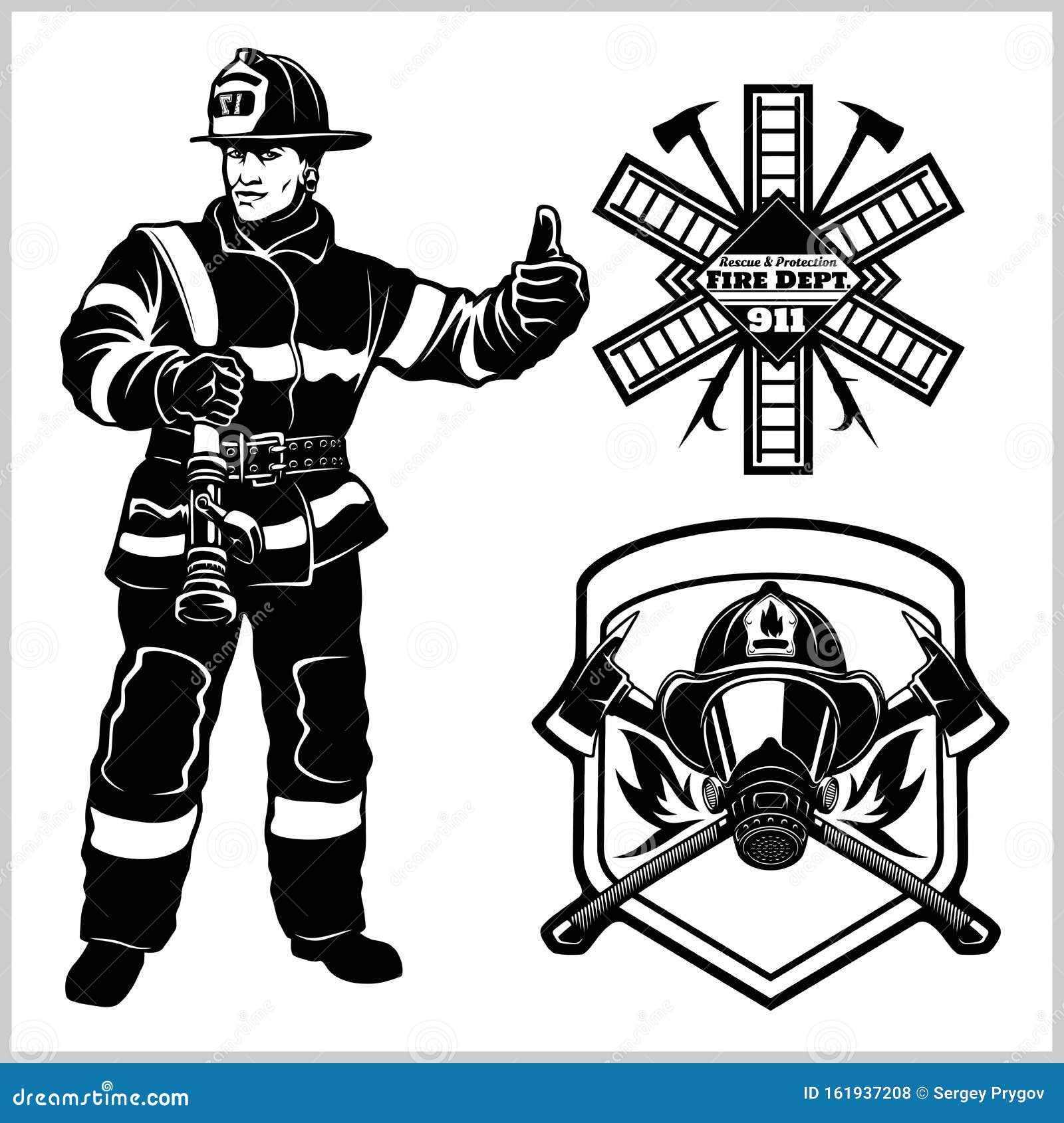 Fireman Vector