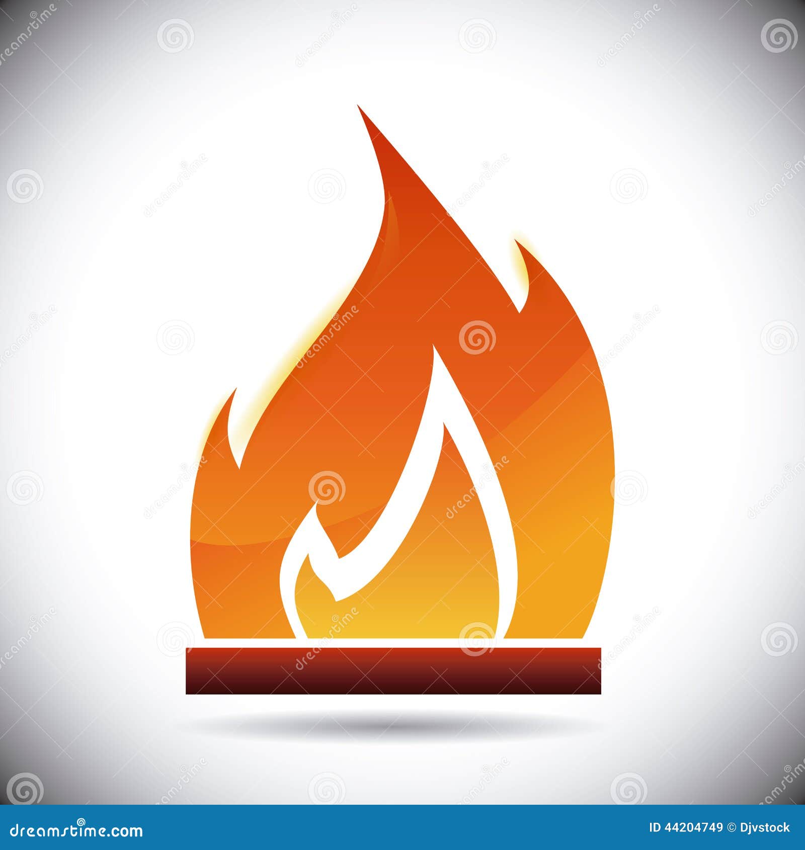 Fire design stock vector. Illustration of type, heat - 44204749