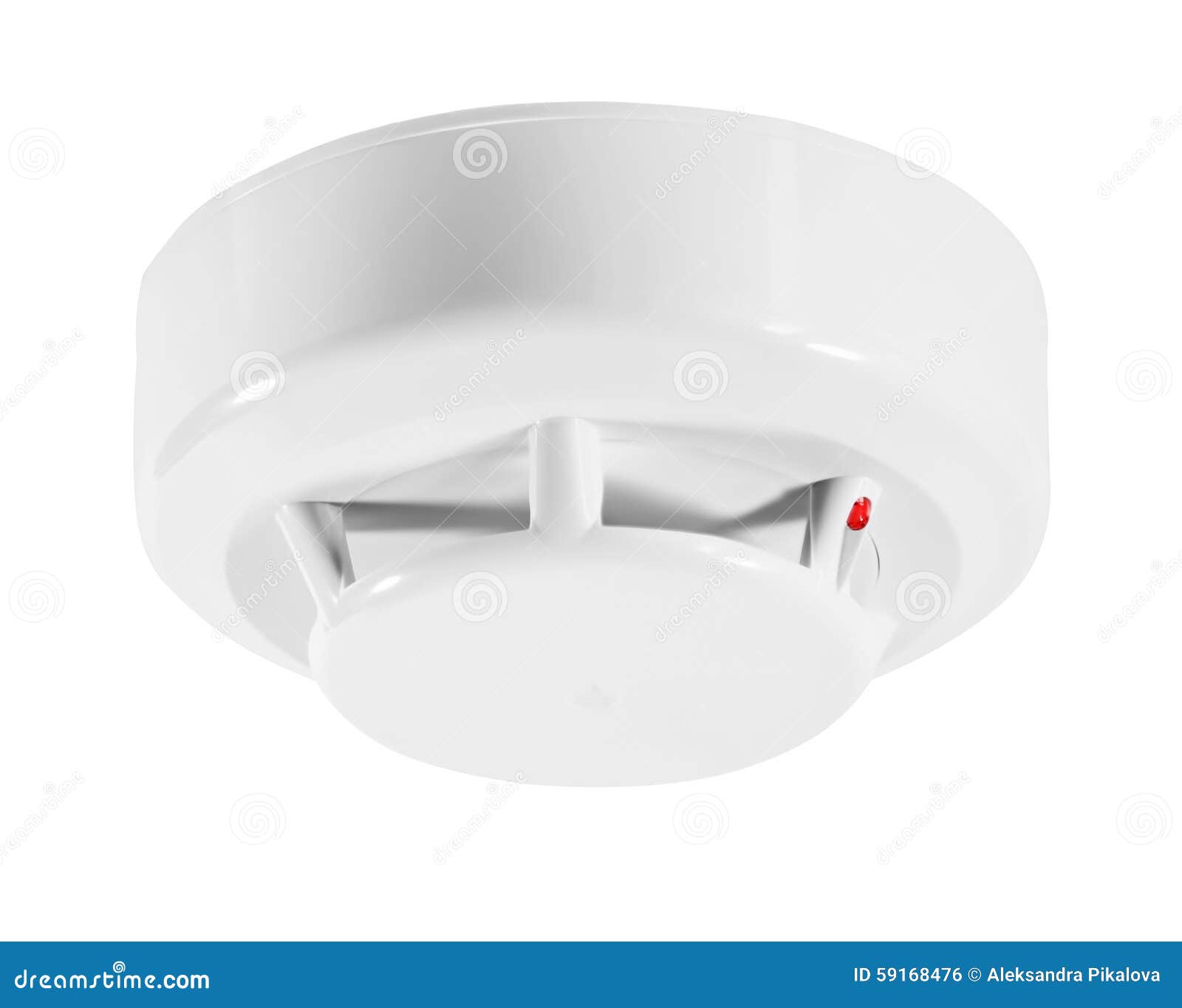 Fire detector stock photo. Image of fumes, isolated, dangerous - 59168476