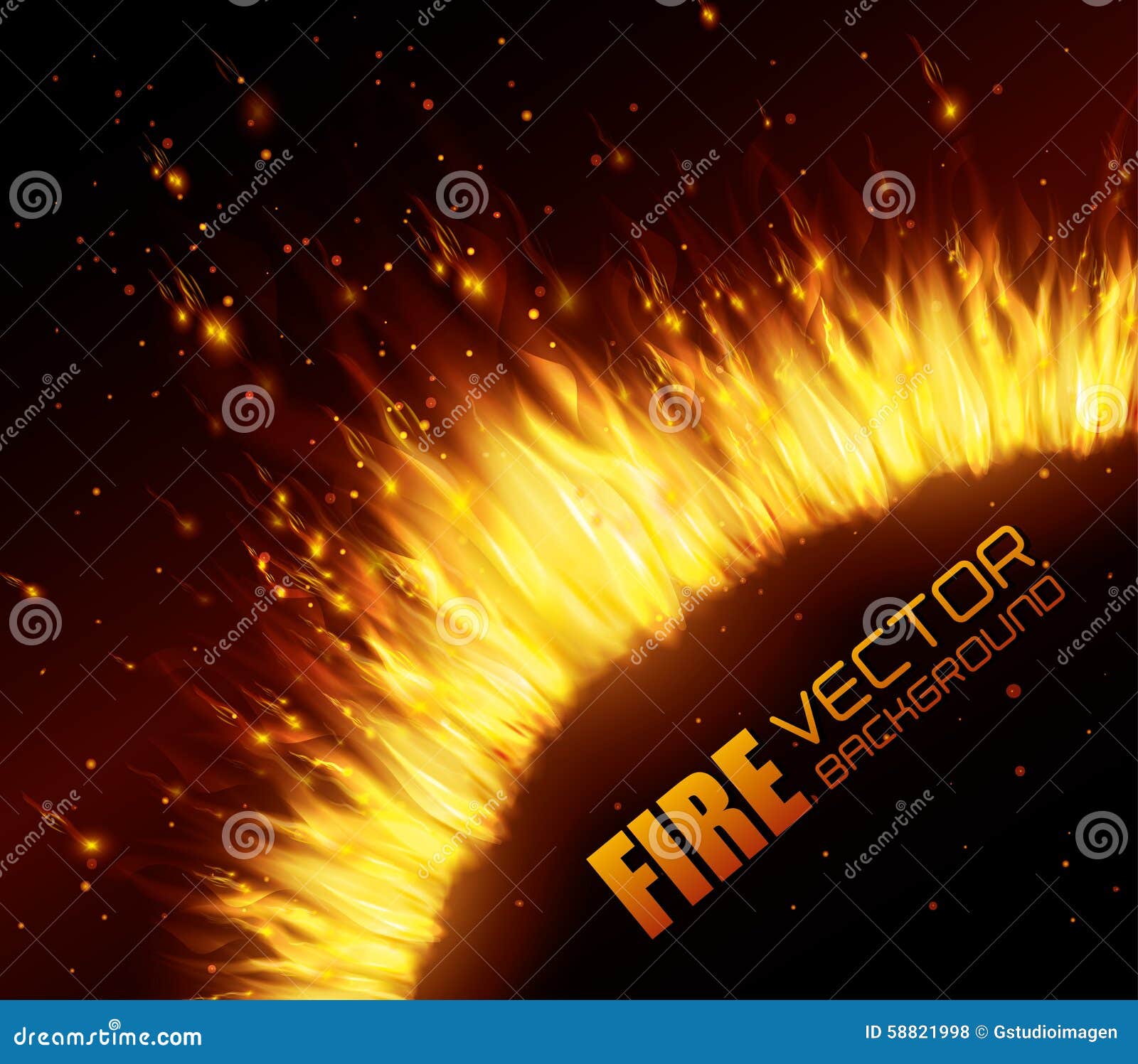 Fire digital design. stock illustration. Illustration of abstract ...