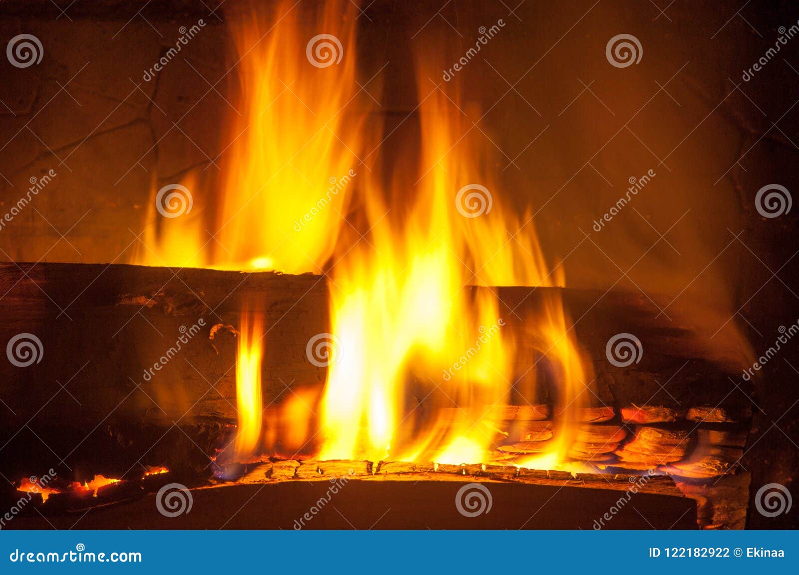 Fire stock photo. Image of detail, bonfire, inferno - 122182922