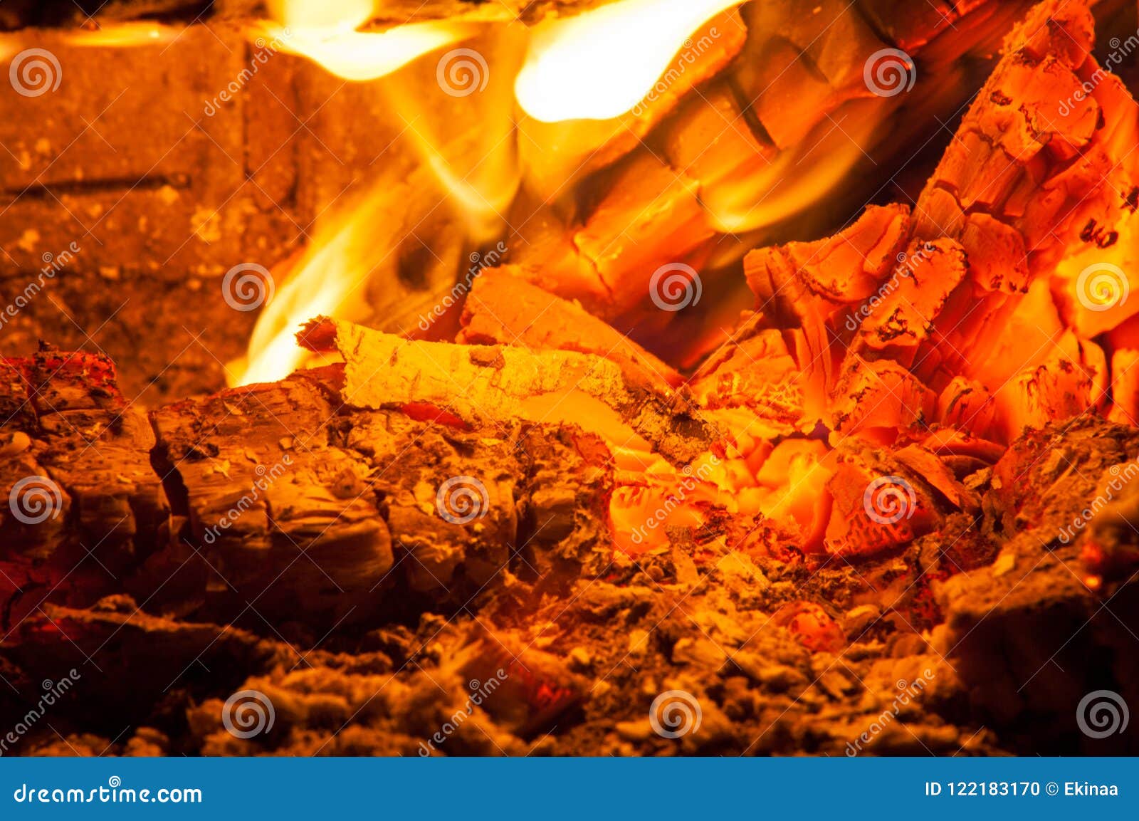 Fire stock photo. Image of hell, dangerous, energy, cozy - 122183170