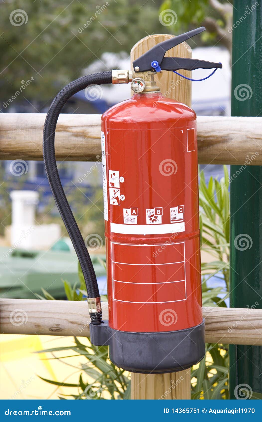 Fire distinguisher stock image. Image of services, shiny - 14365751