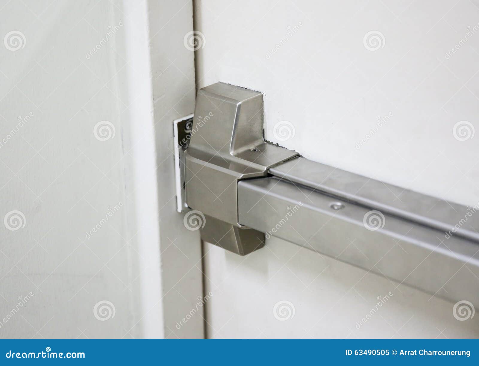 Fire Doors., Fire Exit., Open One Way Door Stock Image - Image of arrat ...