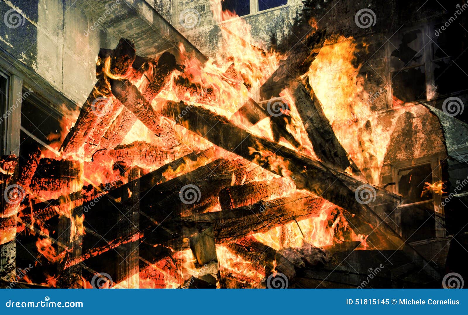 Fire! stock image. Image of structure, textured, flames - 51815145