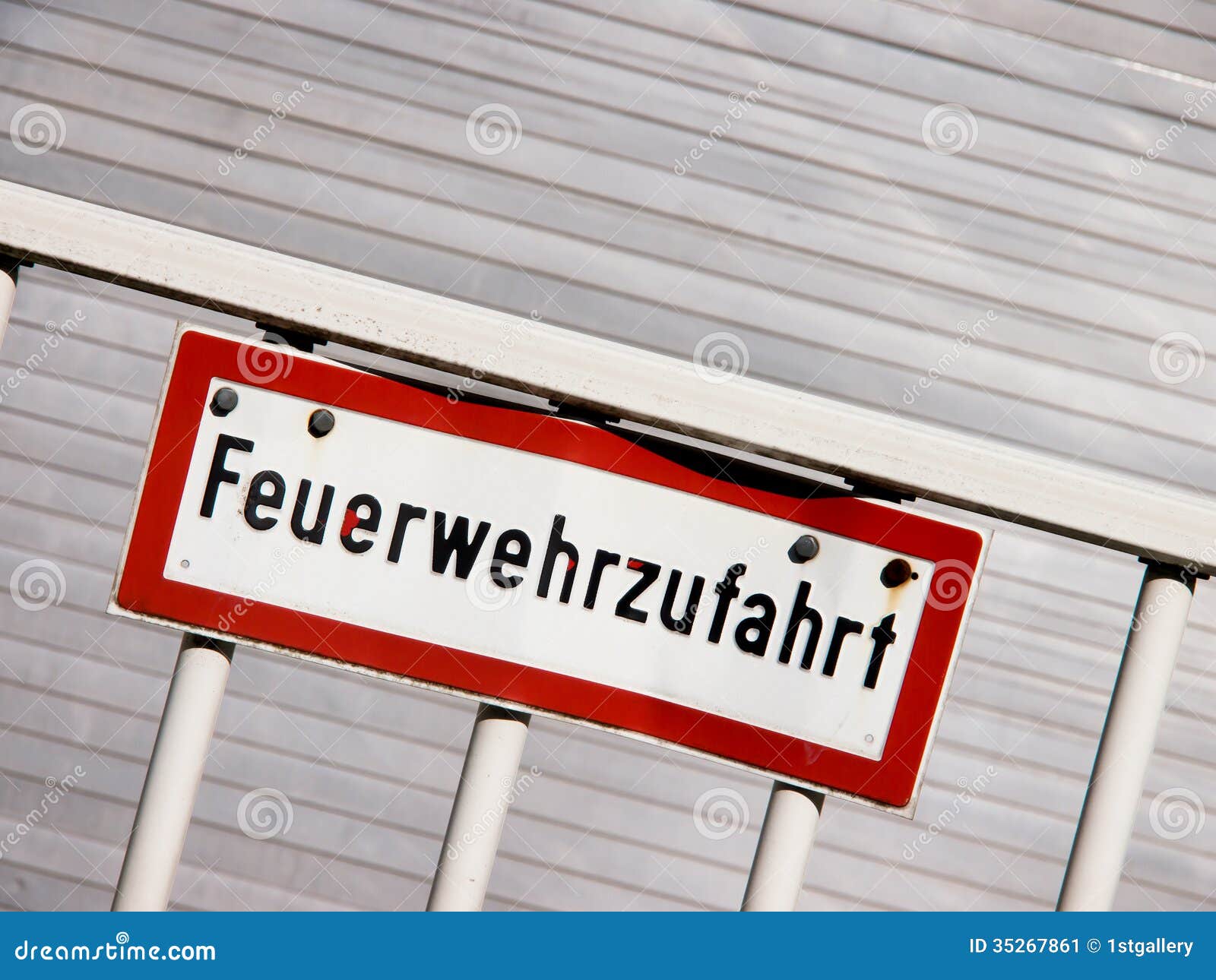 Fire Driveway Sign Stock Image | CartoonDealer.com #38637073