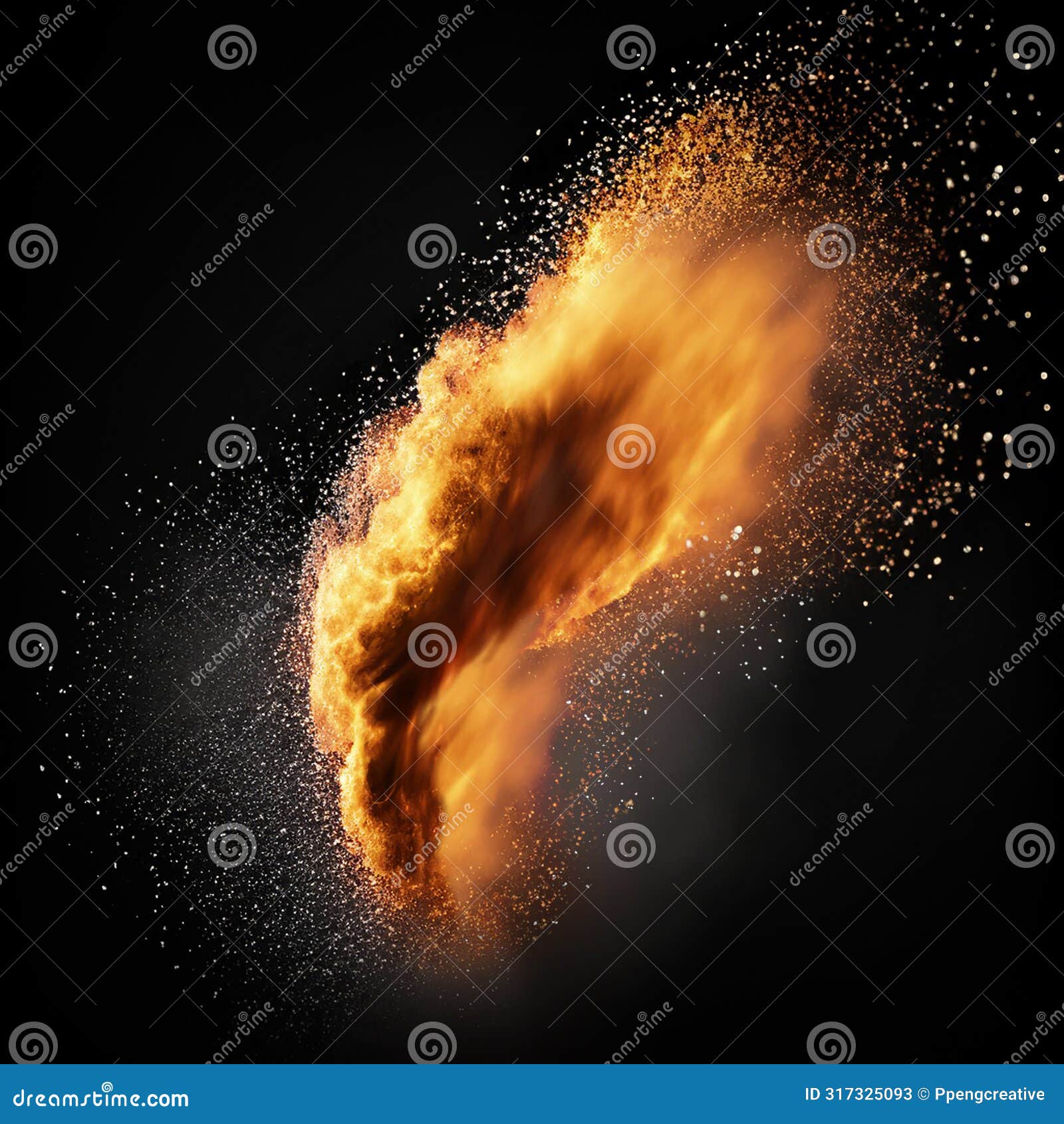 Fiery Exploding Burst Background Stock Photography | CartoonDealer.com ...