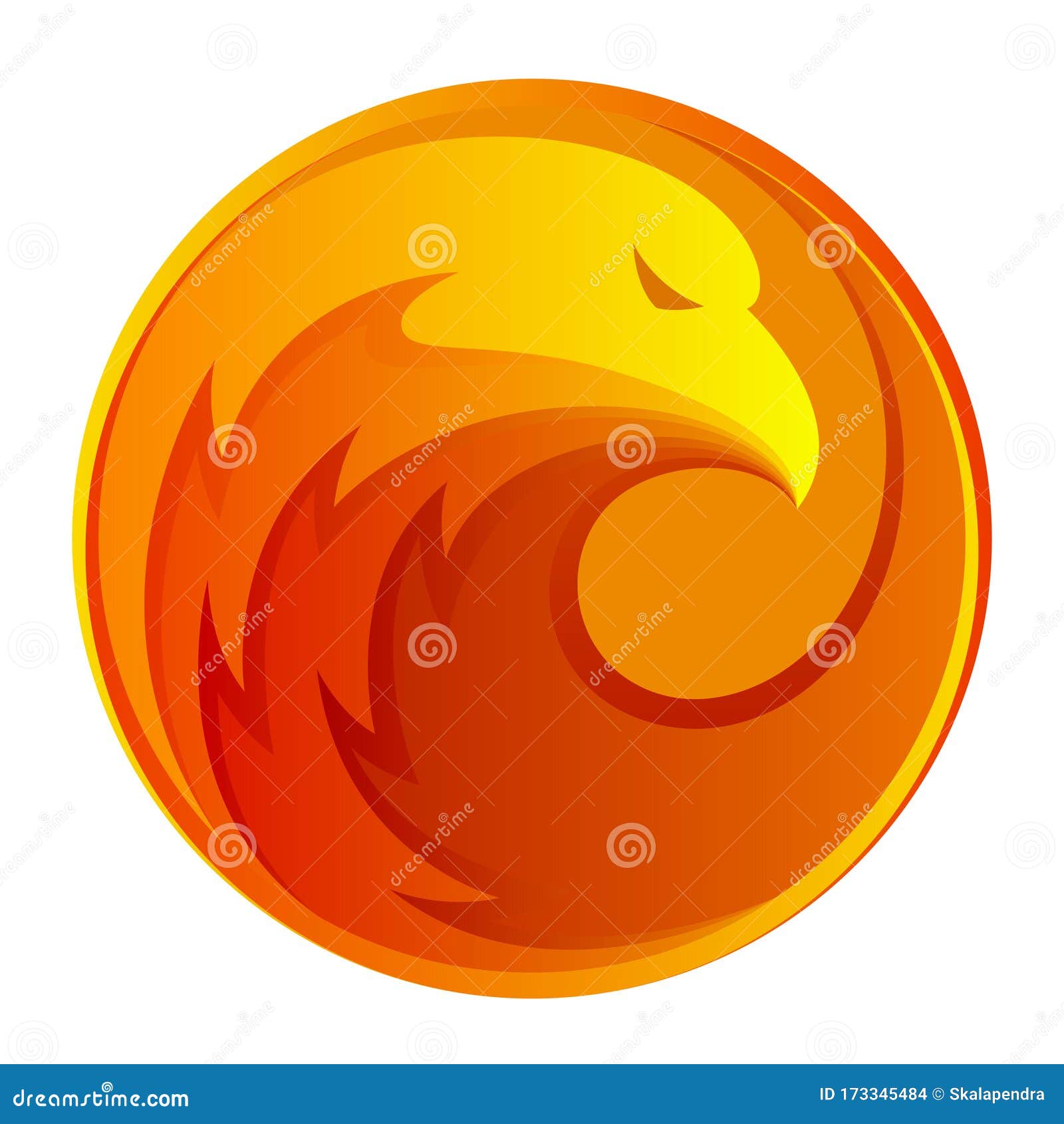 Fire Eagle Logo Design Illustration, Eagle Comet Logos Cartoon Vector ...
