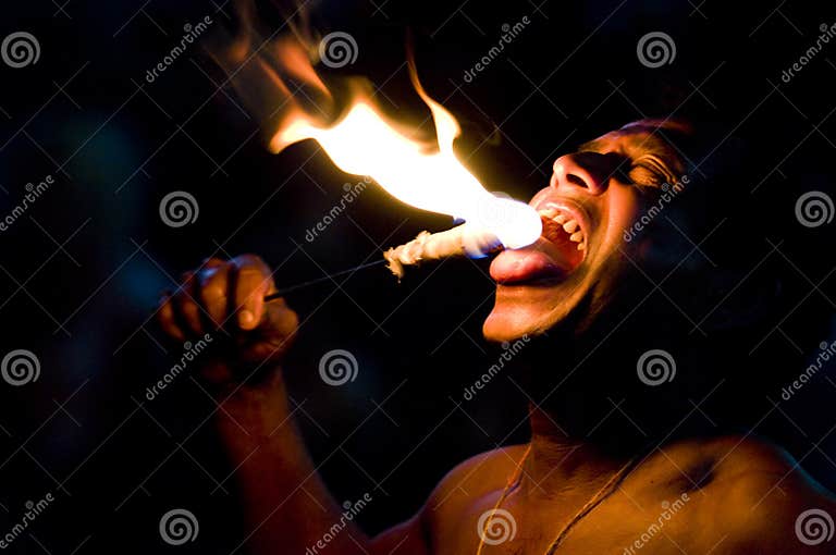 Fire-eater editorial image. Image of dance, flame, dangerous - 15773715