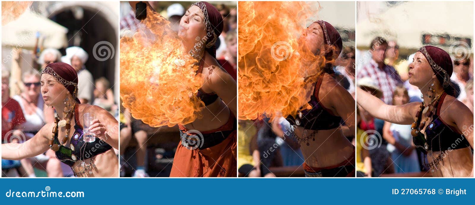 Fire Eater editorial stock photo. Image of blow, summer - 27065768