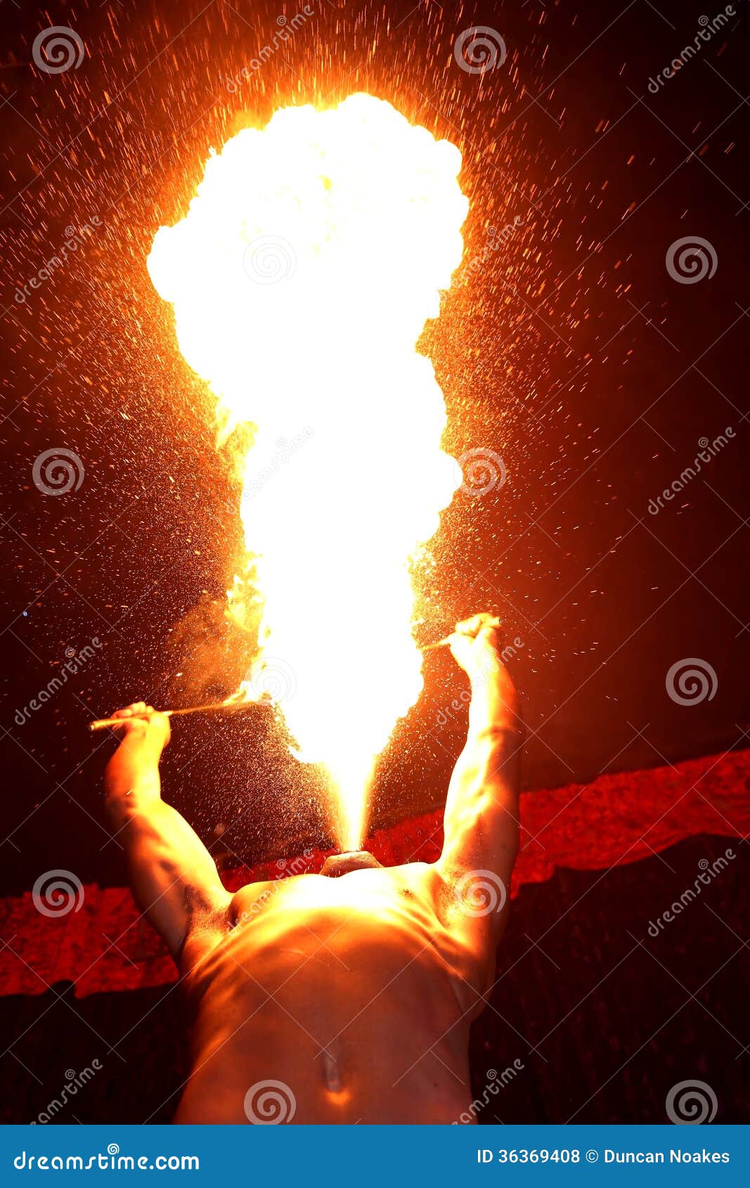 Fire Eater at the Circus stock photo. Image of circus - 36369408