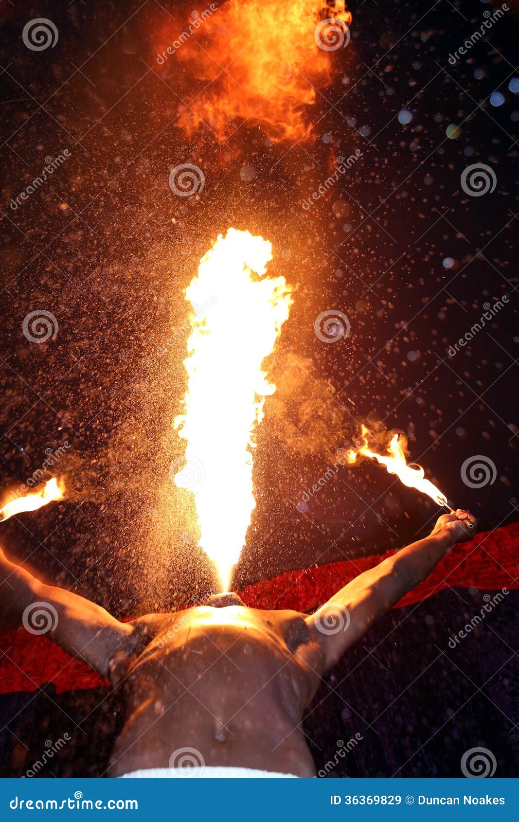 Fire Eater at the Circus stock image. Image of trick - 36369829
