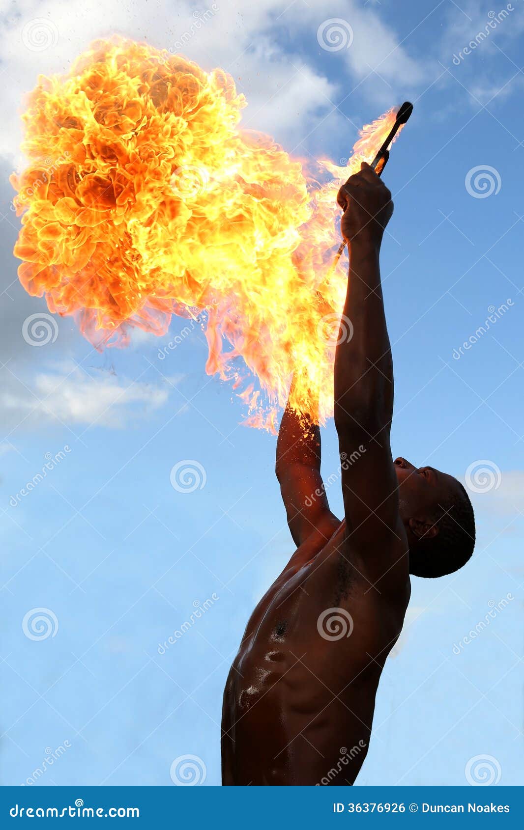 Fire Eater at the Circus stock photo. Image of fireeater - 36376926