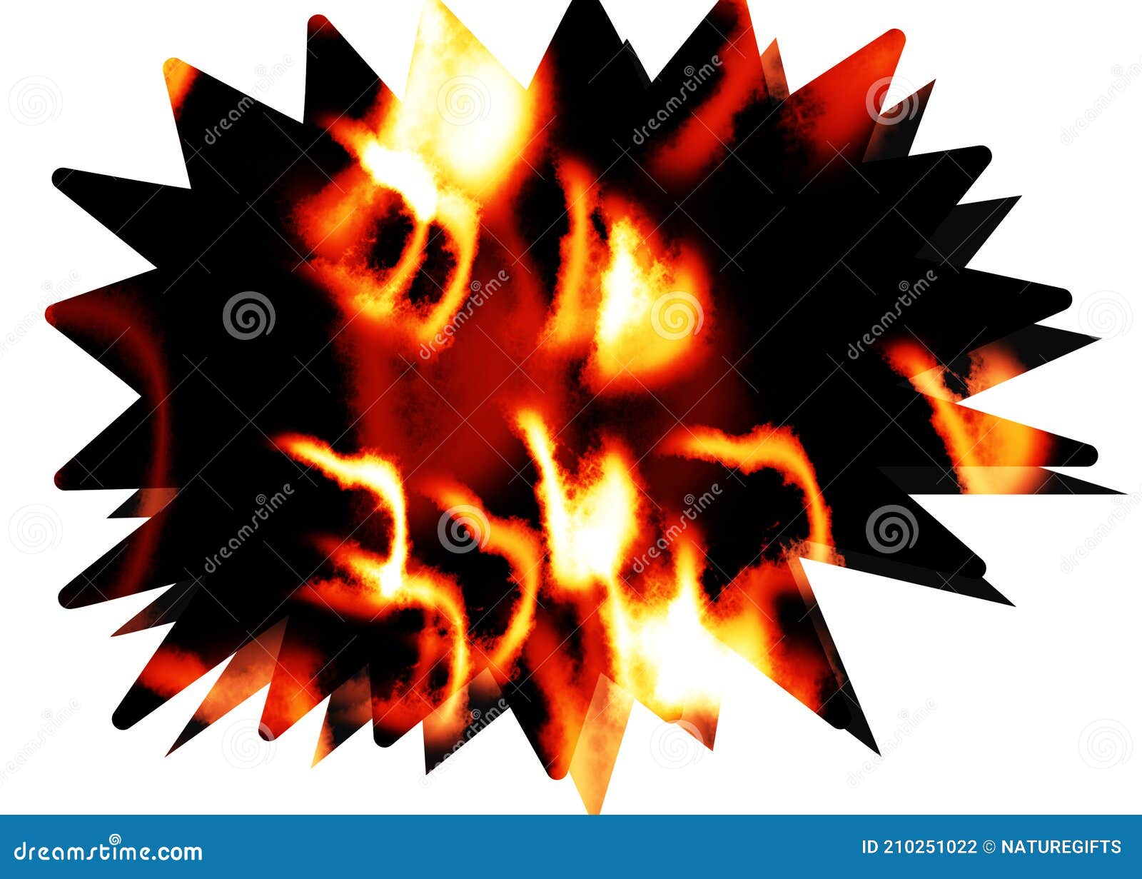Fire Effect for Backgrounds Digital Rendering Stock Photo - Image of ...