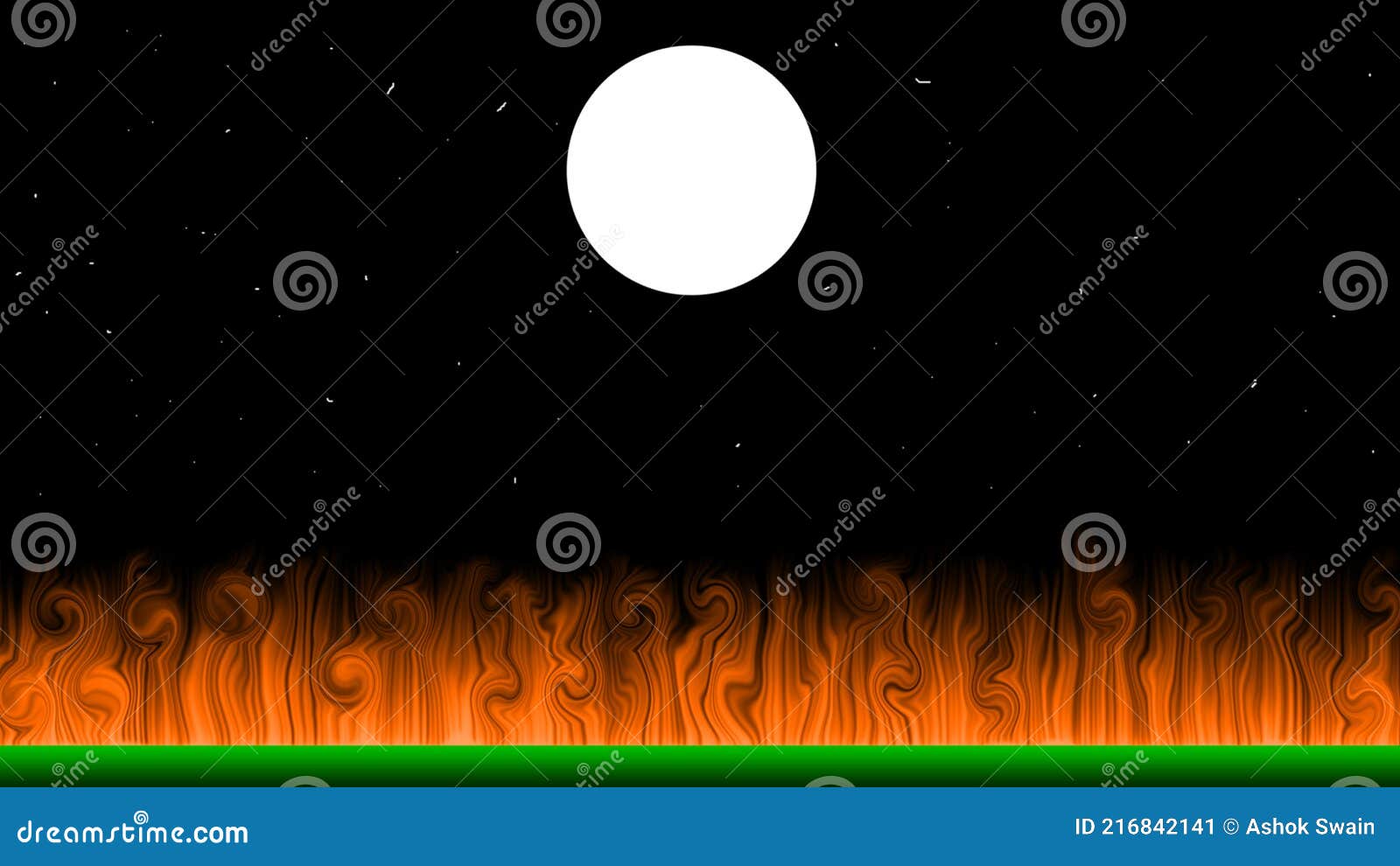 Fire effect ground texture stock illustration. Illustration of ...