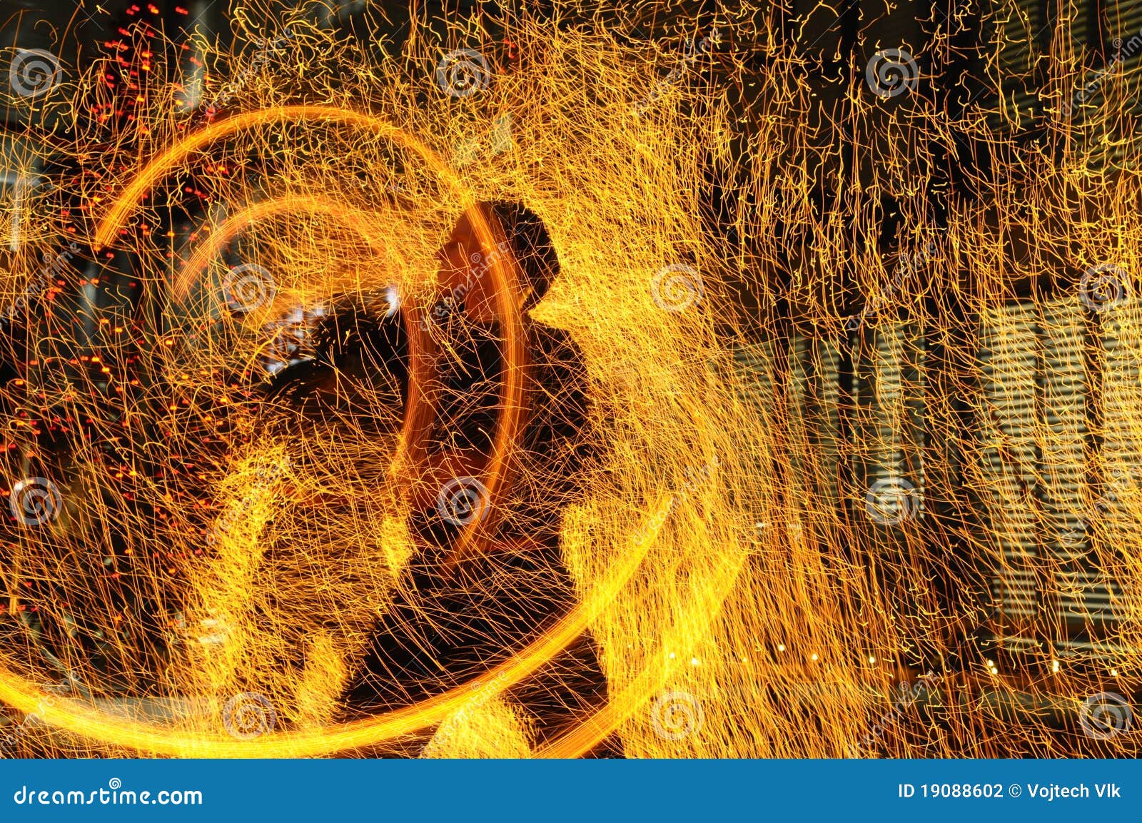 Fire effects stock photo. Image of danger, performer - 19088602