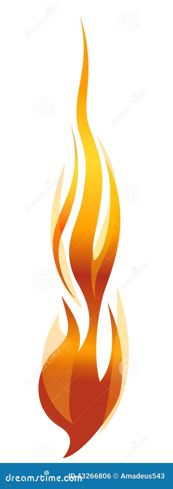 Fire element stock vector. Illustration of ignite, backdrop - 43266806