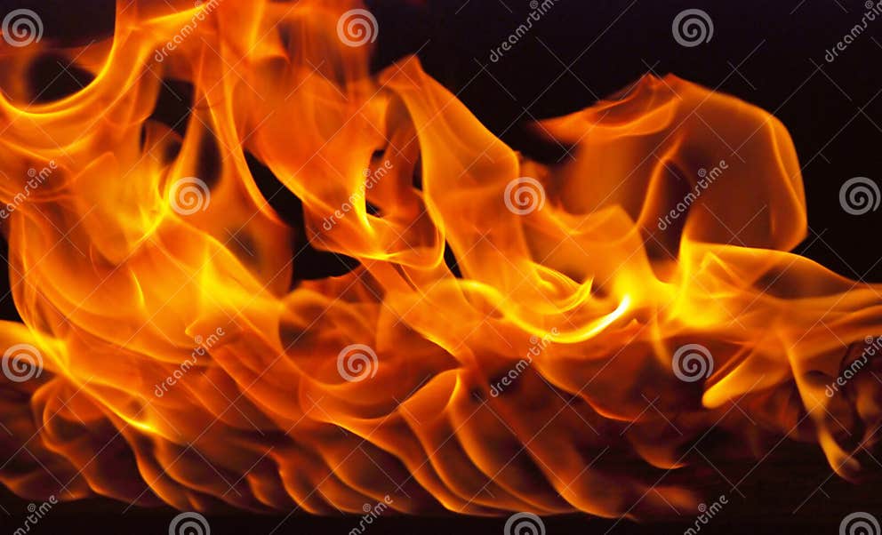 Fire Element with Wall Shape Stock Image - Image of burn, screen: 15193807