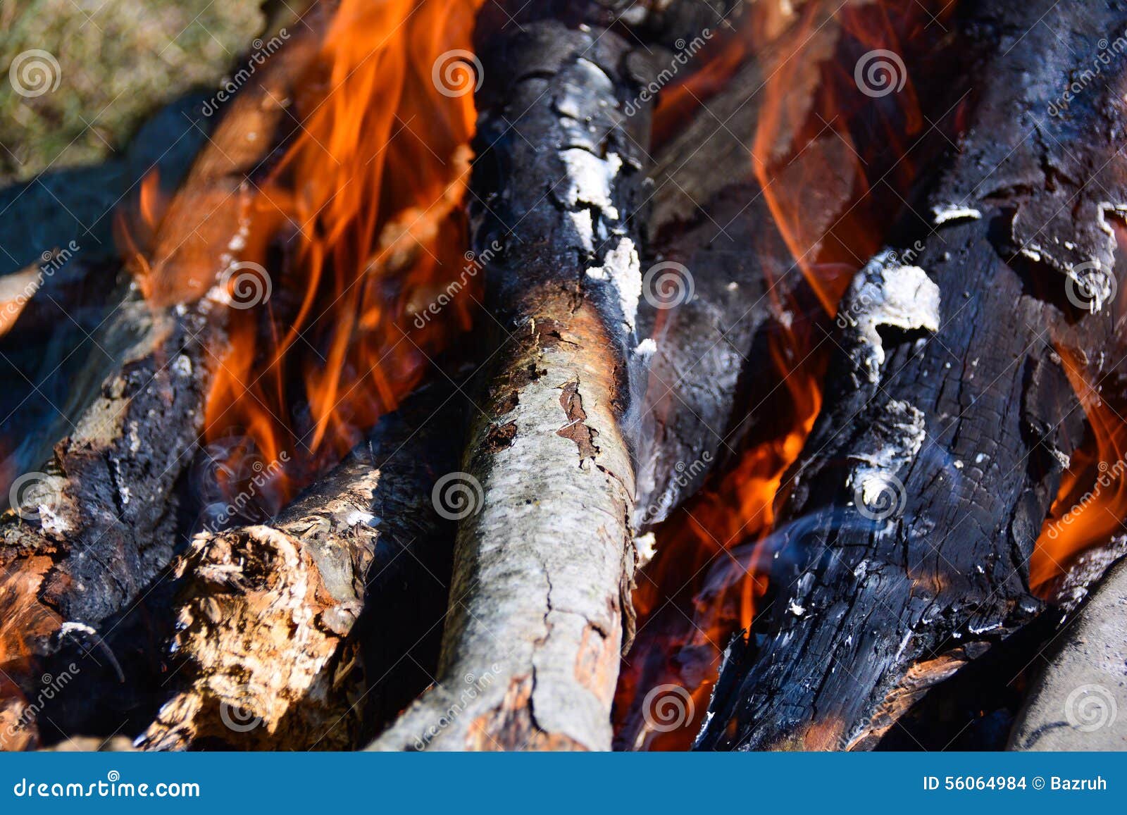 Fire and ember stock photo. Image of burst, cook, consuming - 56064984