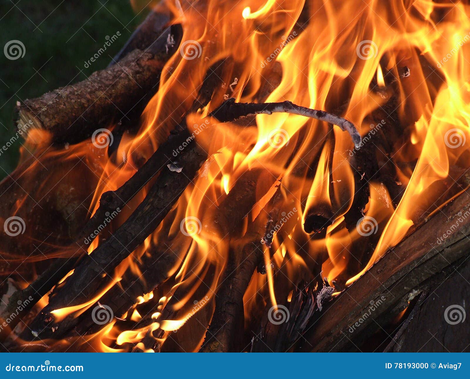 Fire and Ember stock photo. Image of ember, warmth, burnt - 78193000
