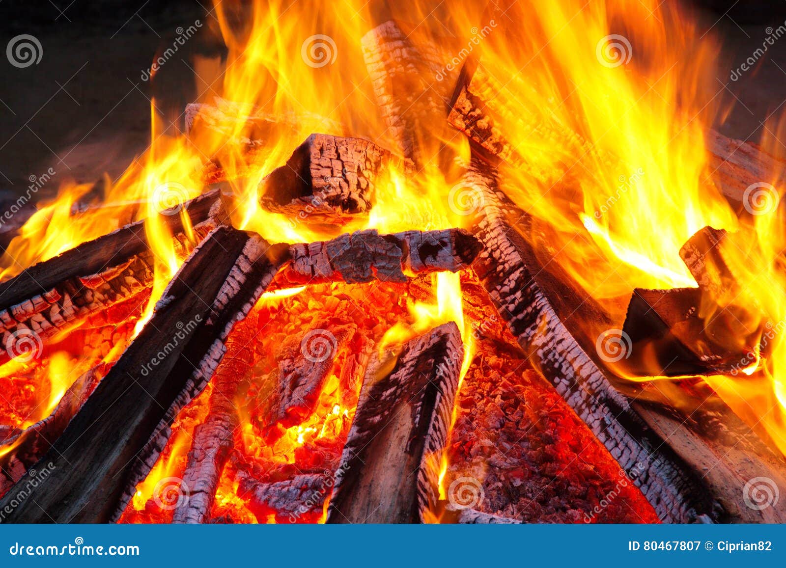 Fire and ember stock image. Image of black, camping, campfire - 80467807