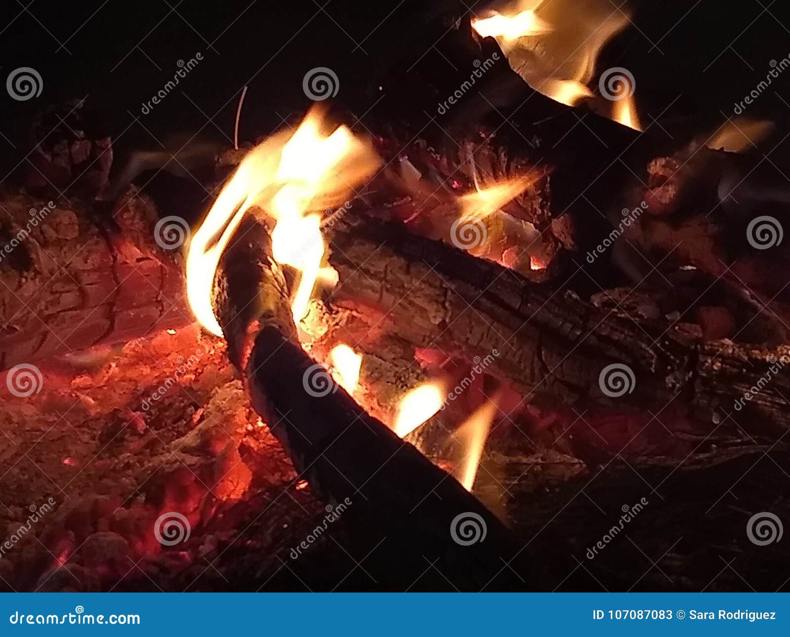 Fire and embers stock image. Image of city, embers, mexico - 107087083