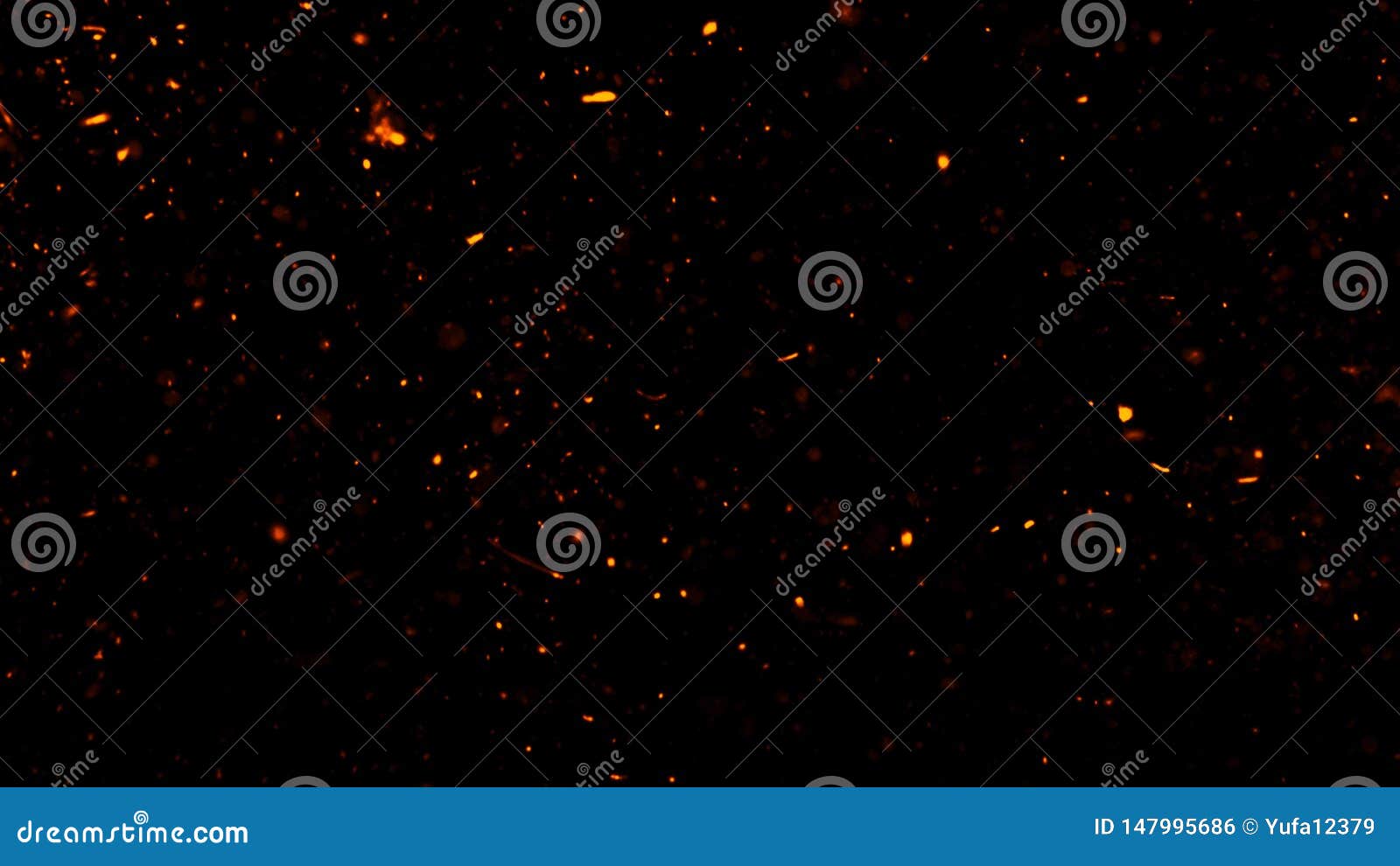 Fire Embers Particles Texture Overlays . Explosion Burn On Isolated ...