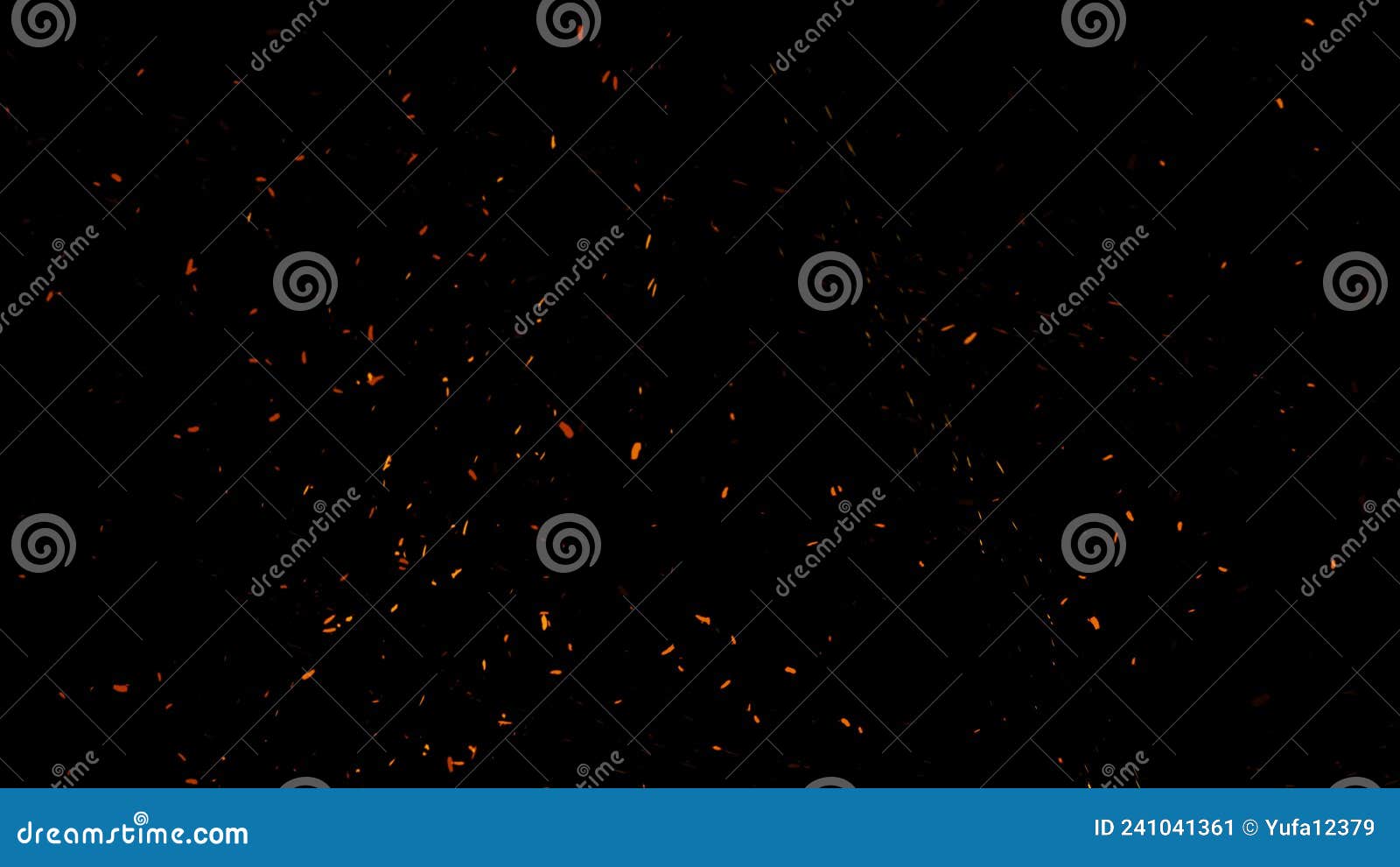 Fire Embers Particles Texture Overlays . Burn Effect On Isolated Black ...