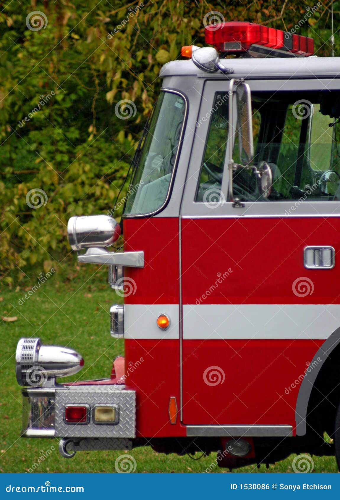 Fire Engine stock photo. Image of fires, rescue, trees - 1530086