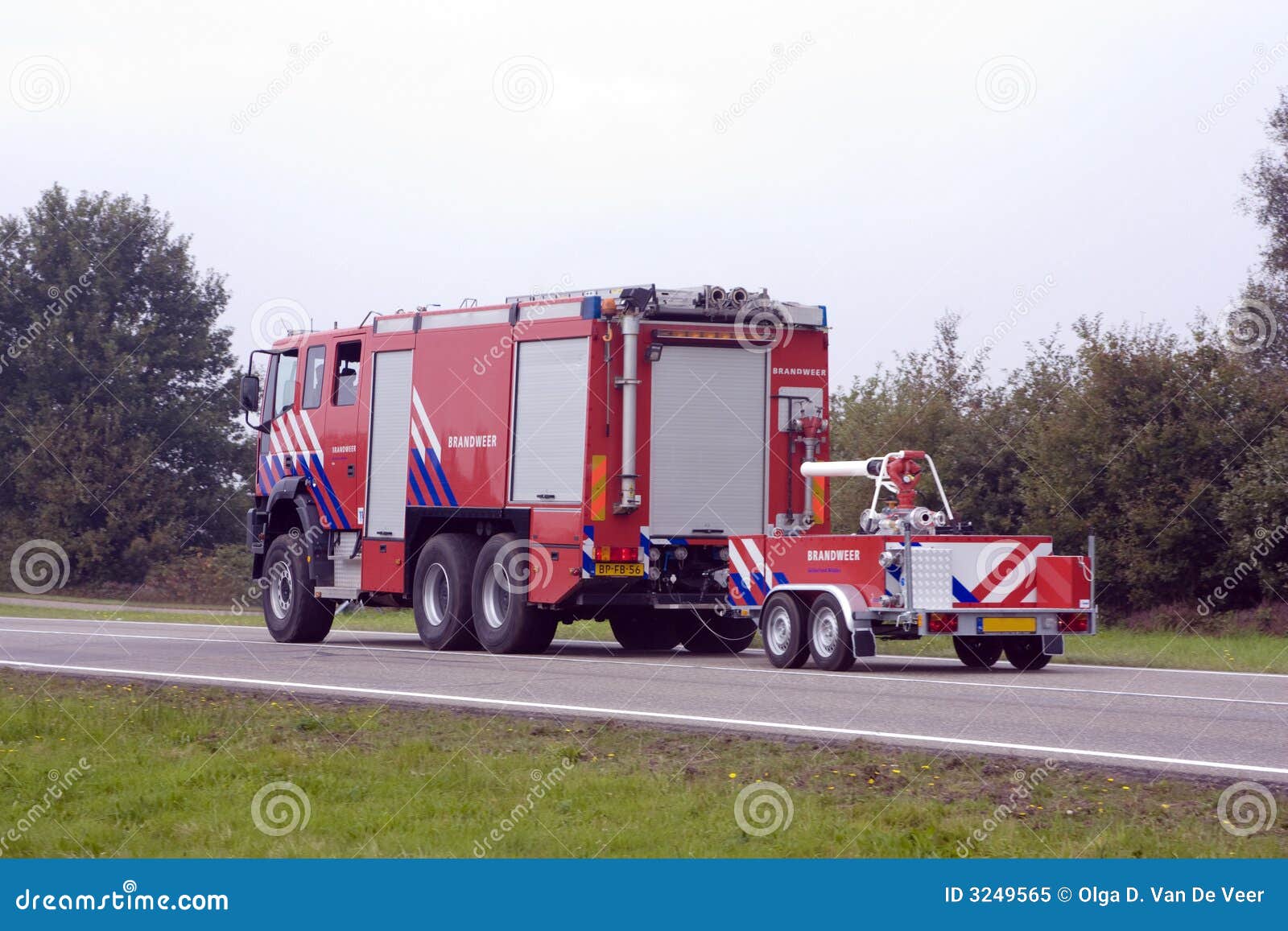Fire engine stock image. Image of transportation, trailer - 3249565