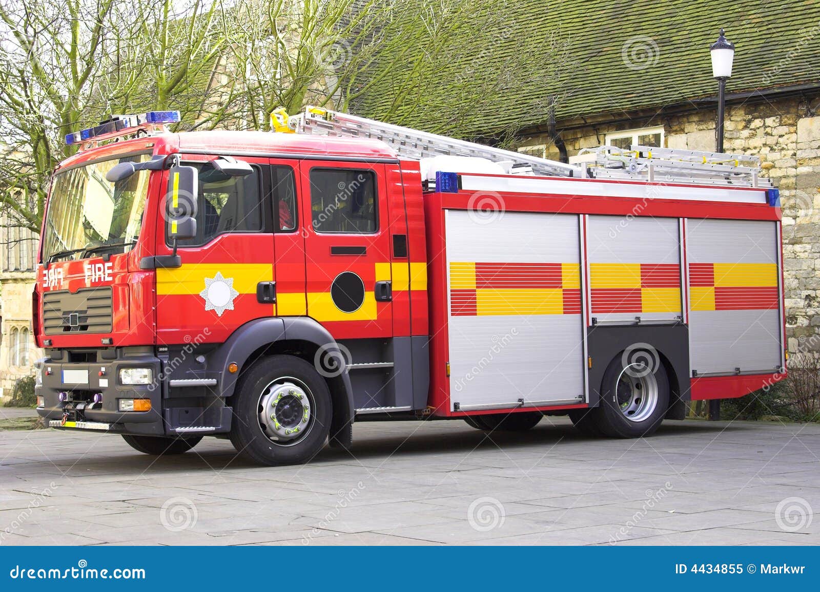 Fire Engine stock image. Image of help, appliance, ladder - 4434855