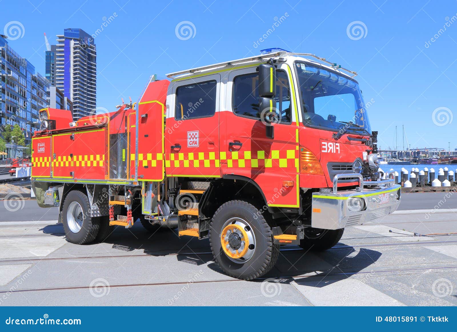 Fire engine Australia editorial photo. Image of work - 48015891