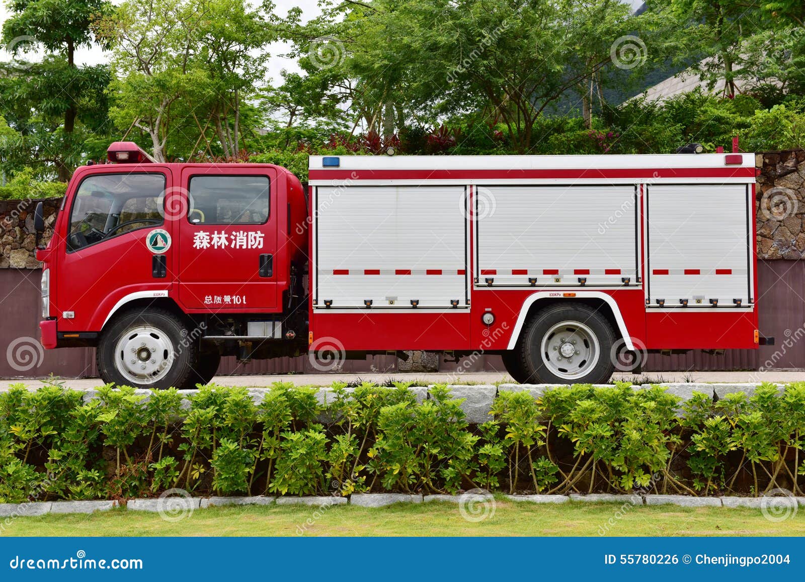 Fire engine stock photo. Image of police, pumper, rescue - 55780226