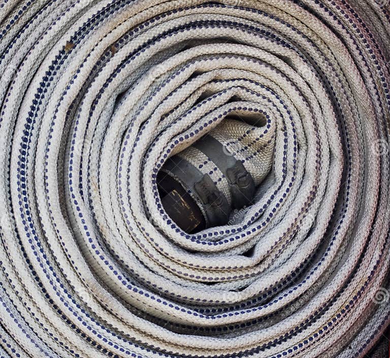 Fire engine hose stock photo. Image of roll, connection - 9251956