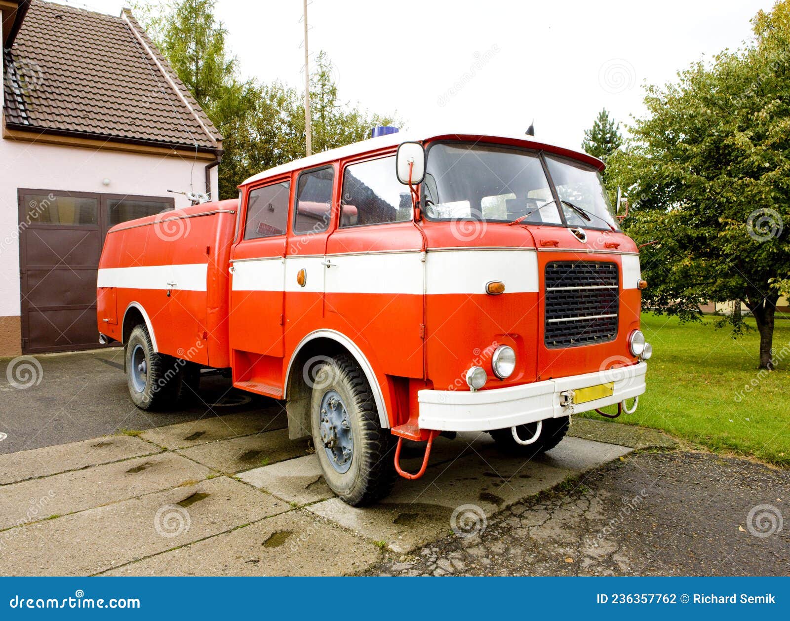 Fire Engine, Kuzelov, Czech Republic Stock Photo - Image of automobile ...