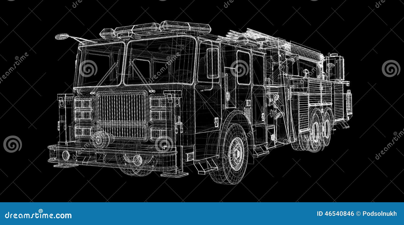 Fire Engine stock illustration. Illustration of mode - 46540846