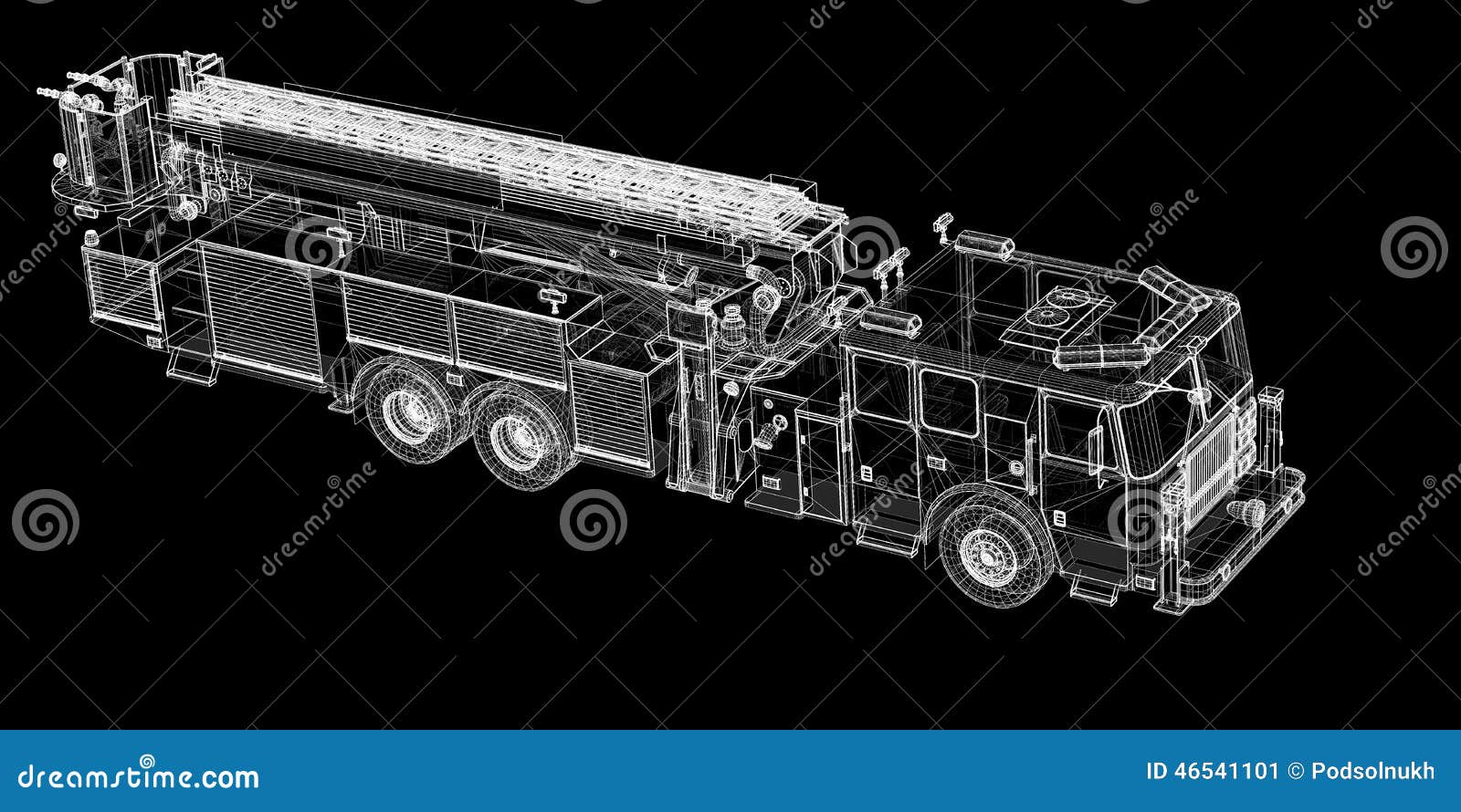 Fire Engine stock illustration. Illustration of mode - 46541101