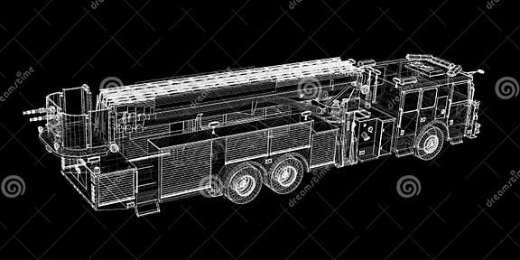 Fire Engine stock illustration. Illustration of model - 46541108