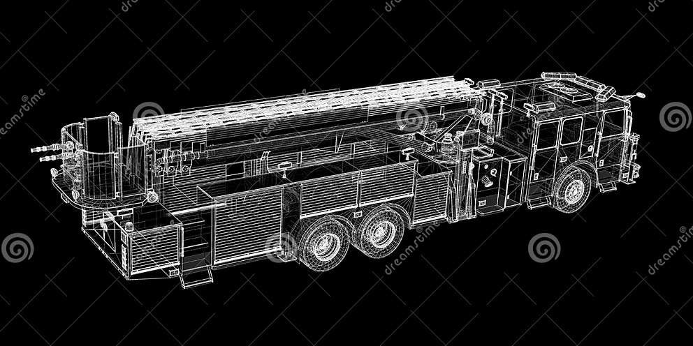 Fire Engine stock illustration. Illustration of model - 46541108