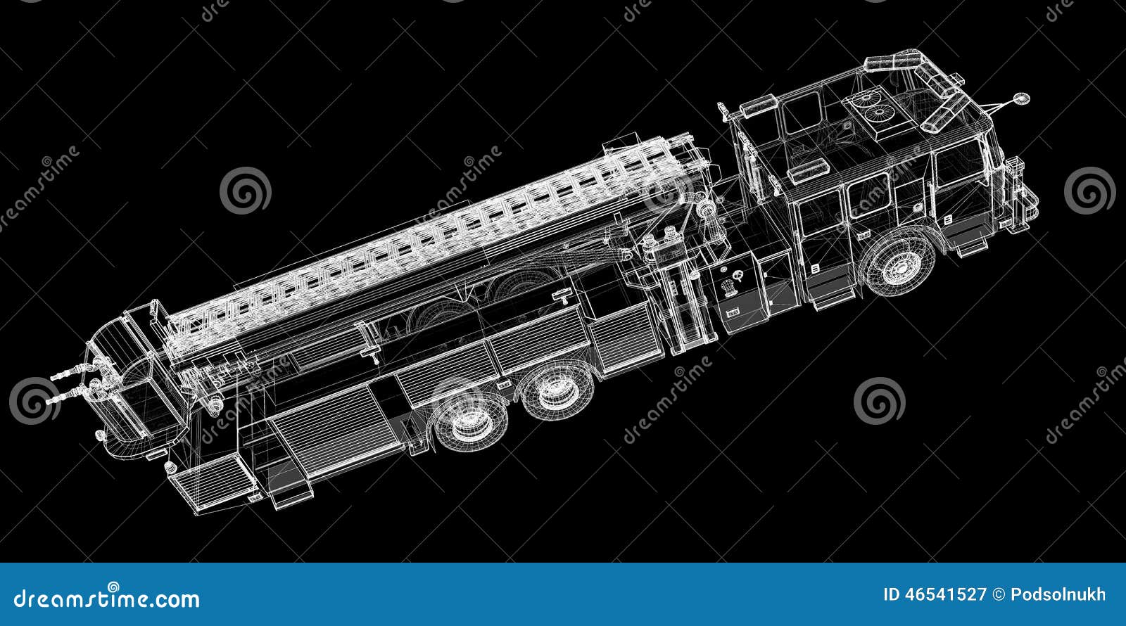 Fire Engine stock illustration. Illustration of emergency - 46541527