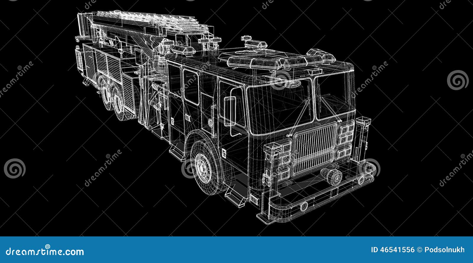 Fire Engine stock illustration. Illustration of industry - 46541556