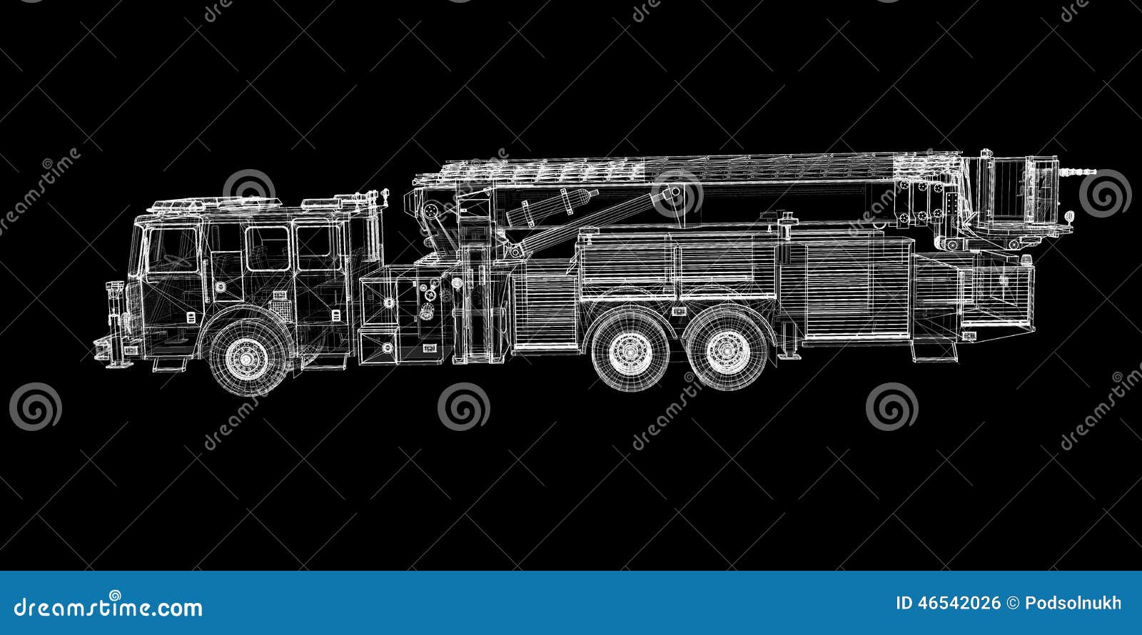 Fire Engine stock illustration. Illustration of model - 46542026
