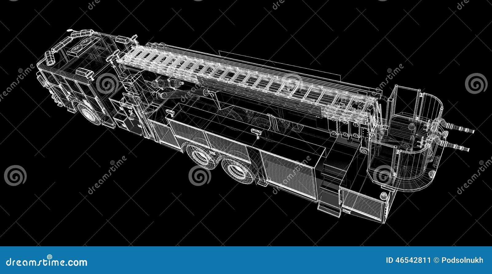 Fire Engine stock illustration. Illustration of equipment - 46542811