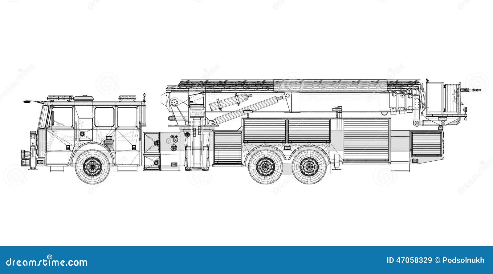 Fire Engine stock illustration. Illustration of fire - 47058329