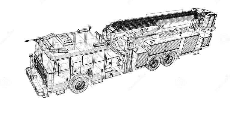 Fire Engine stock illustration. Illustration of assistance - 47058500