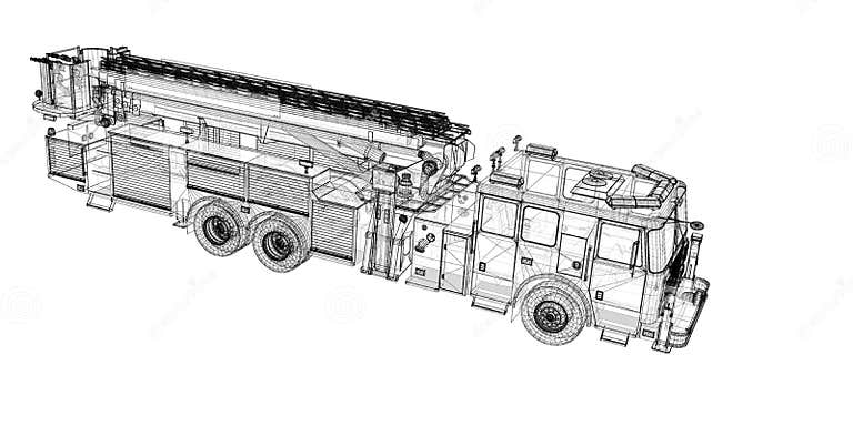 Fire Engine stock illustration. Illustration of engine - 47059061