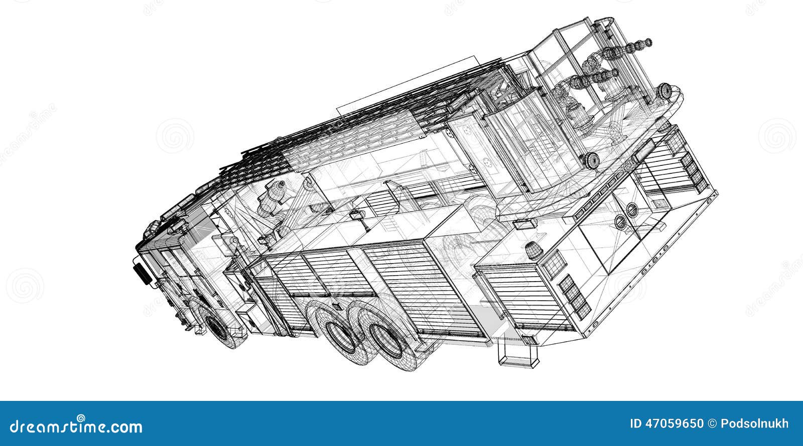 Fire Engine stock illustration. Illustration of fire - 47059650