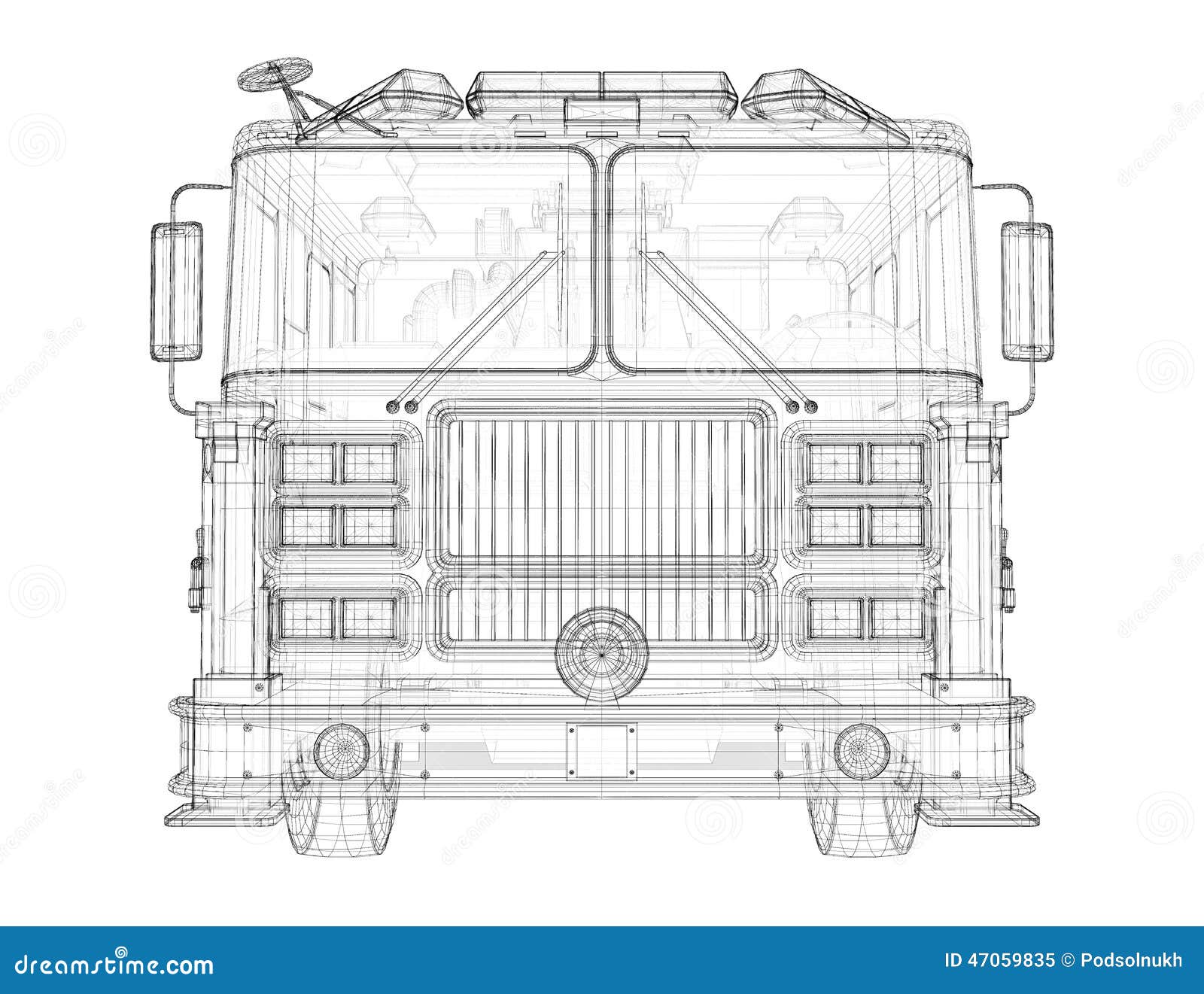 Fire Engine stock illustration. Illustration of occupation - 47059835